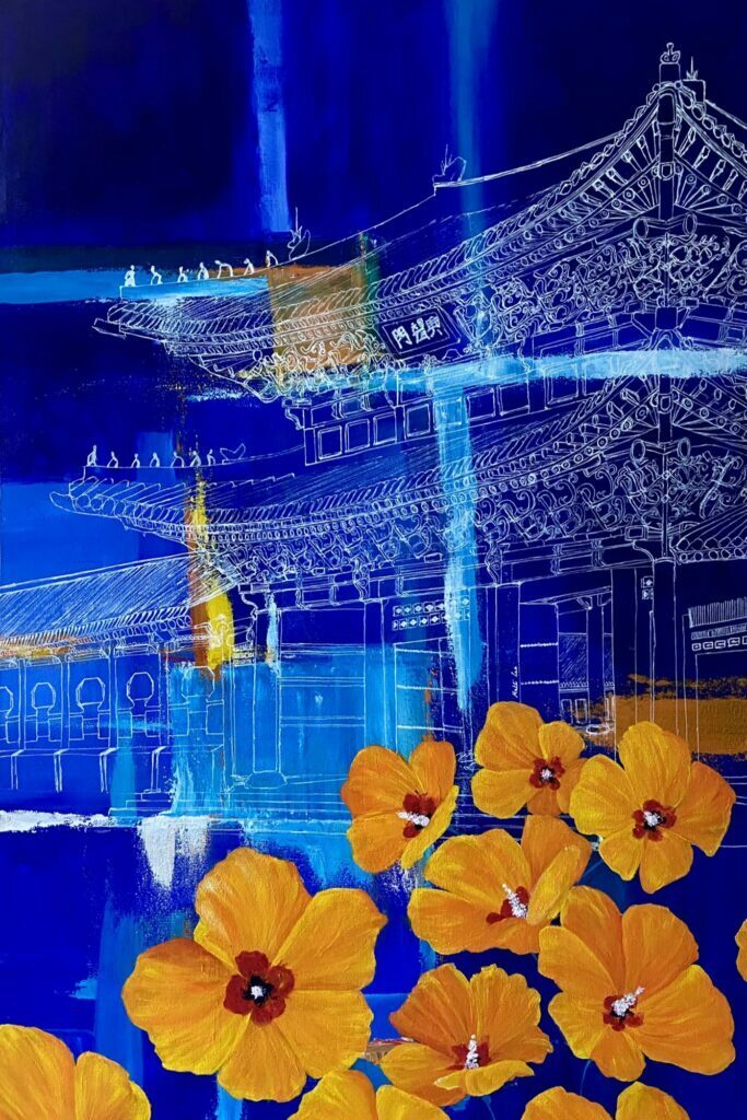 Symbols of Seoul - Original art by Malti B Lee