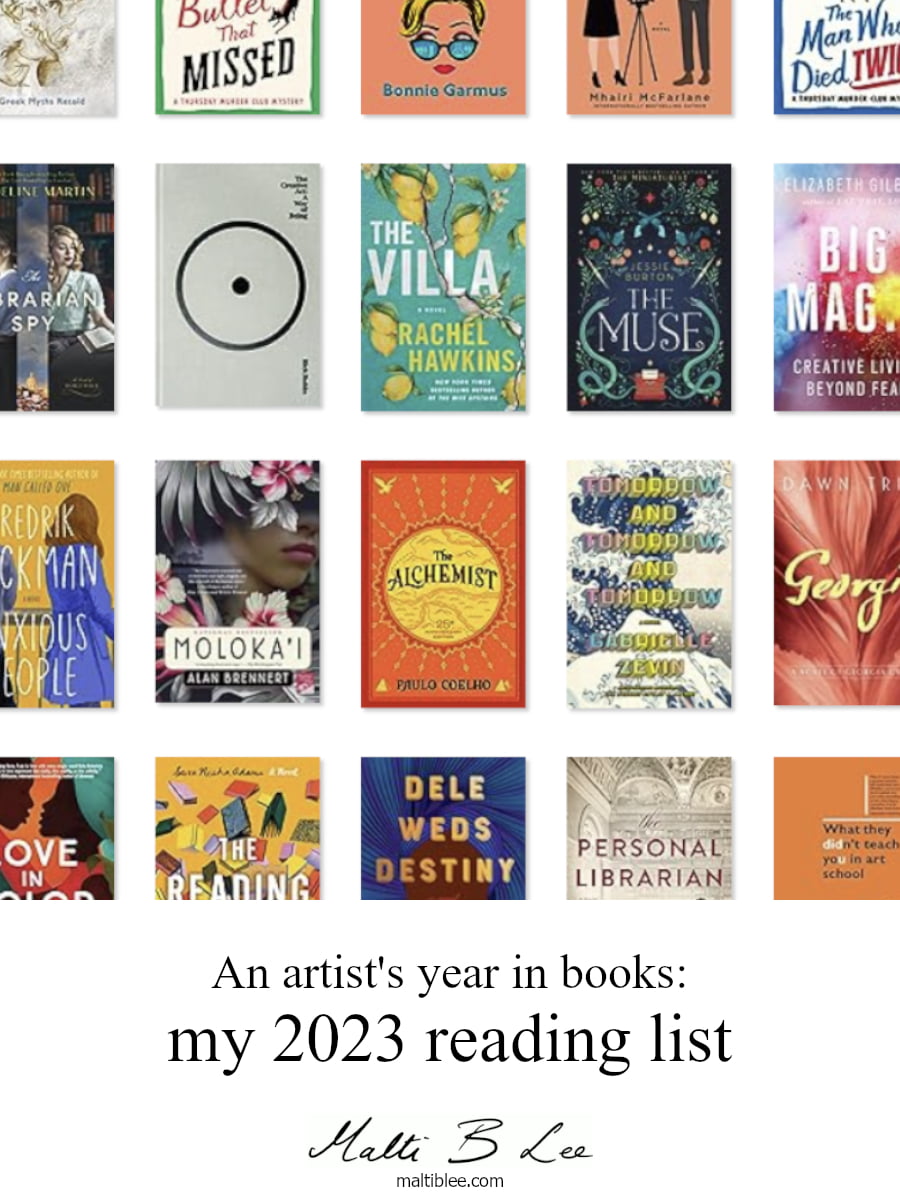 An Artist’s Year in Books – My 2023 Reading List